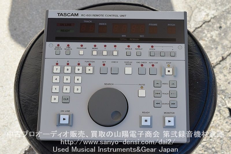 【TASCAM タスカム RC-601】中古リモートコントローラー 山陽電子商会 第弐録音機材倉庫
